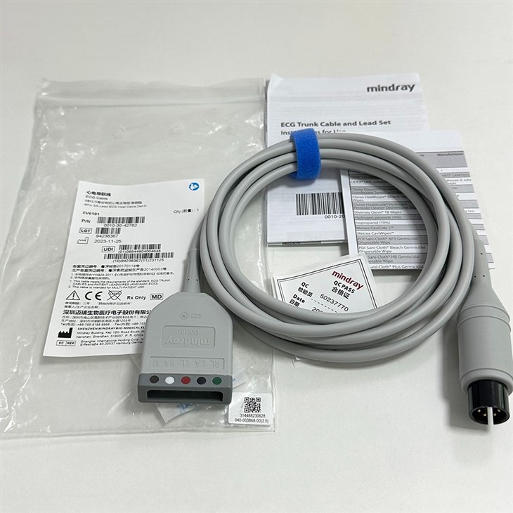 Original Mindray 6PIN ECG EKG Cable EV6101 0010-30-42782 Manufacturers ...